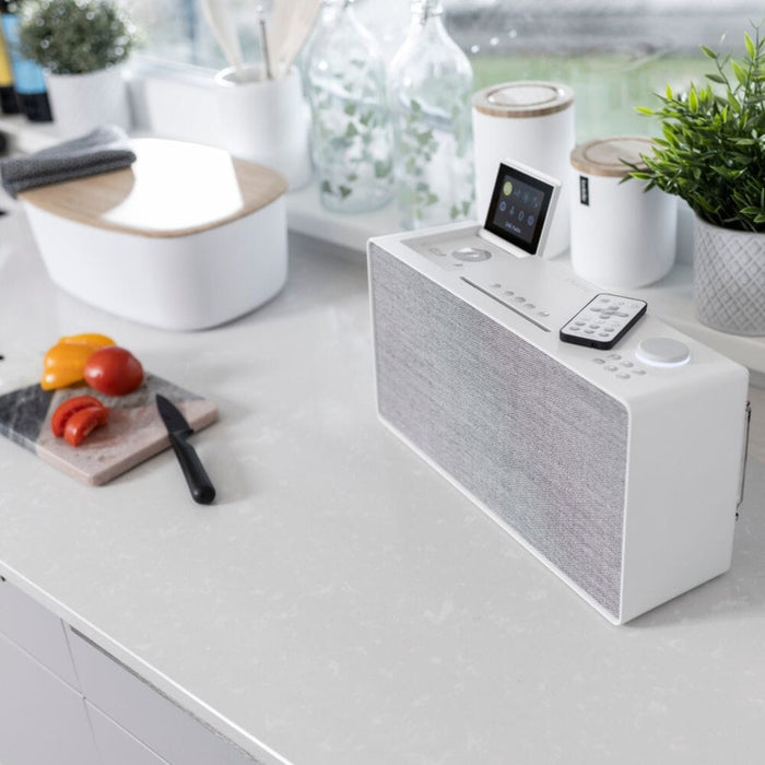 Pure Evoke Home All-In-One Music System with Bluetooth, WiFi, DAB/FM R — TECH4