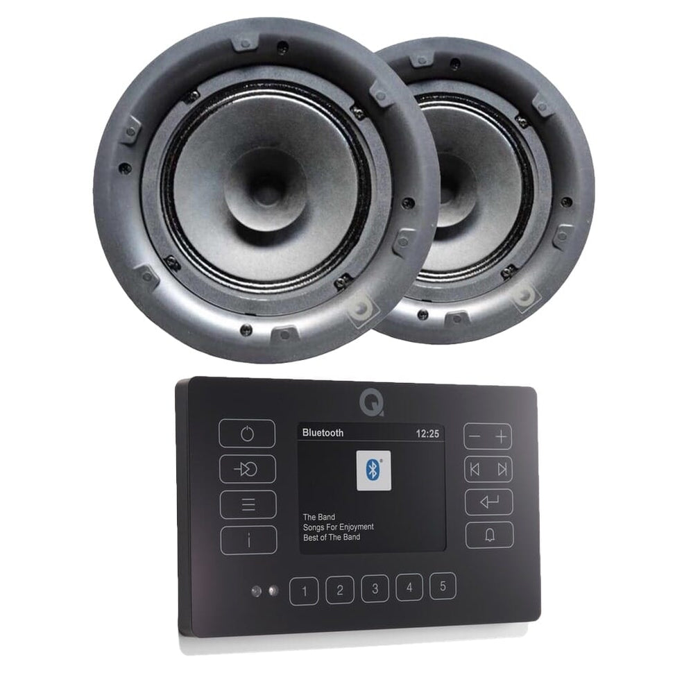 Lithe Audio 6.5" Bluetooth Ceiling Speakers with aptX & Alexa (Pair ...