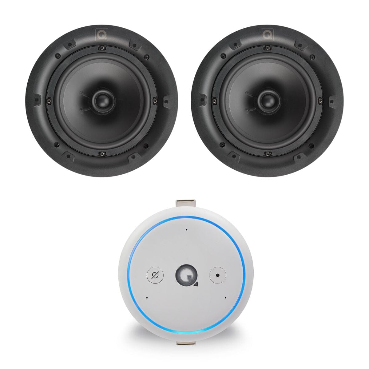 Q Acoustics E300A Bluetooth/WiFi/Alexa Amplifier with 6.5" Ceiling Spe